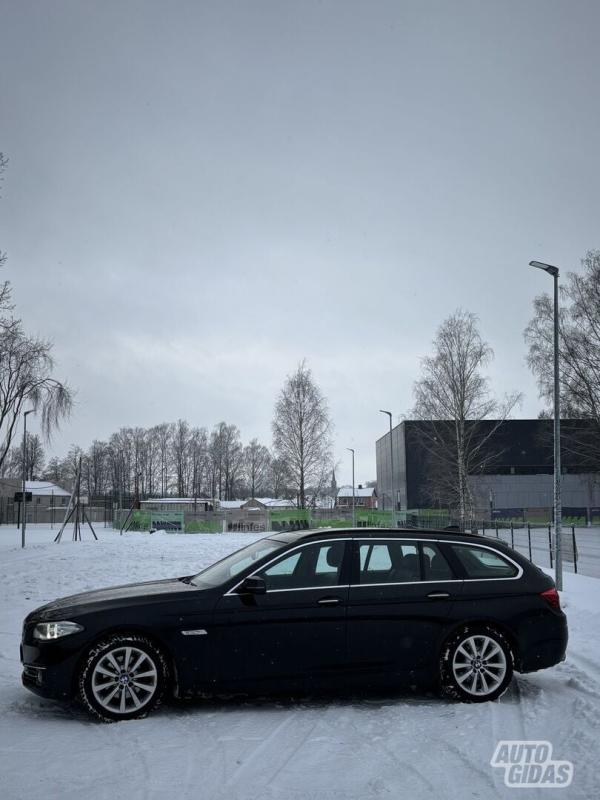 Black BMW 520 2013 in Vilnius, with an engine capacity of 2.00 L and mileage of 276 thousand km for 8200 €, photo 5 on AUTOMOTO.COM.LV