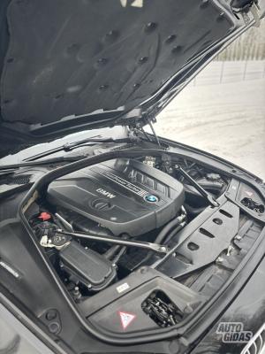 Black BMW 520 2013 in Vilnius, with an engine capacity of 2.00 L and mileage of 276 thousand km for 8200 €, photo 12 on AUTOMOTO.COM.LV