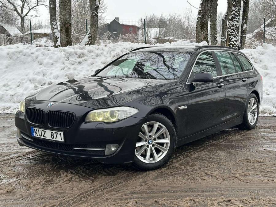 Melns BMW 520 2013 Viļņa, ar dzinēja tilpumu 2.00 L un nobraukumu 395 tūkst. km par 6990 €, foto 1 vietnē AUTOMOTO.COM.LV