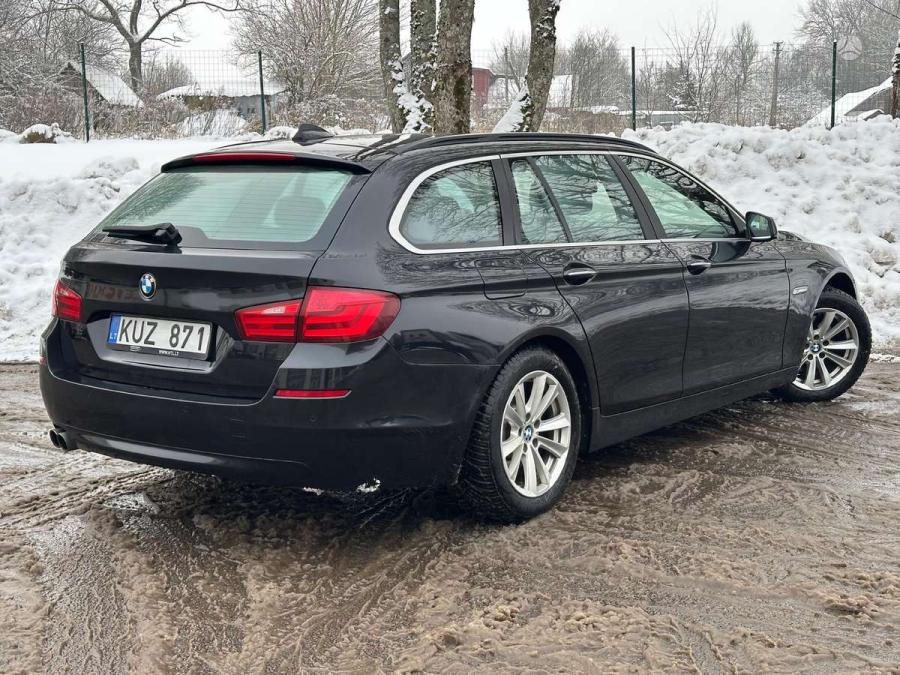 Melns BMW 520 2013 Viļņa, ar dzinēja tilpumu 2.00 L un nobraukumu 395 tūkst. km par 6990 €, foto 4 vietnē AUTOMOTO.COM.LV
