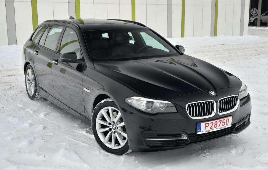 Melns BMW 520 2013 Raseiniai, ar dzinēja tilpumu 2.00 L un nobraukumu 290 tūkst. km par 9799 €, foto 1 vietnē AUTOMOTO.COM.LV