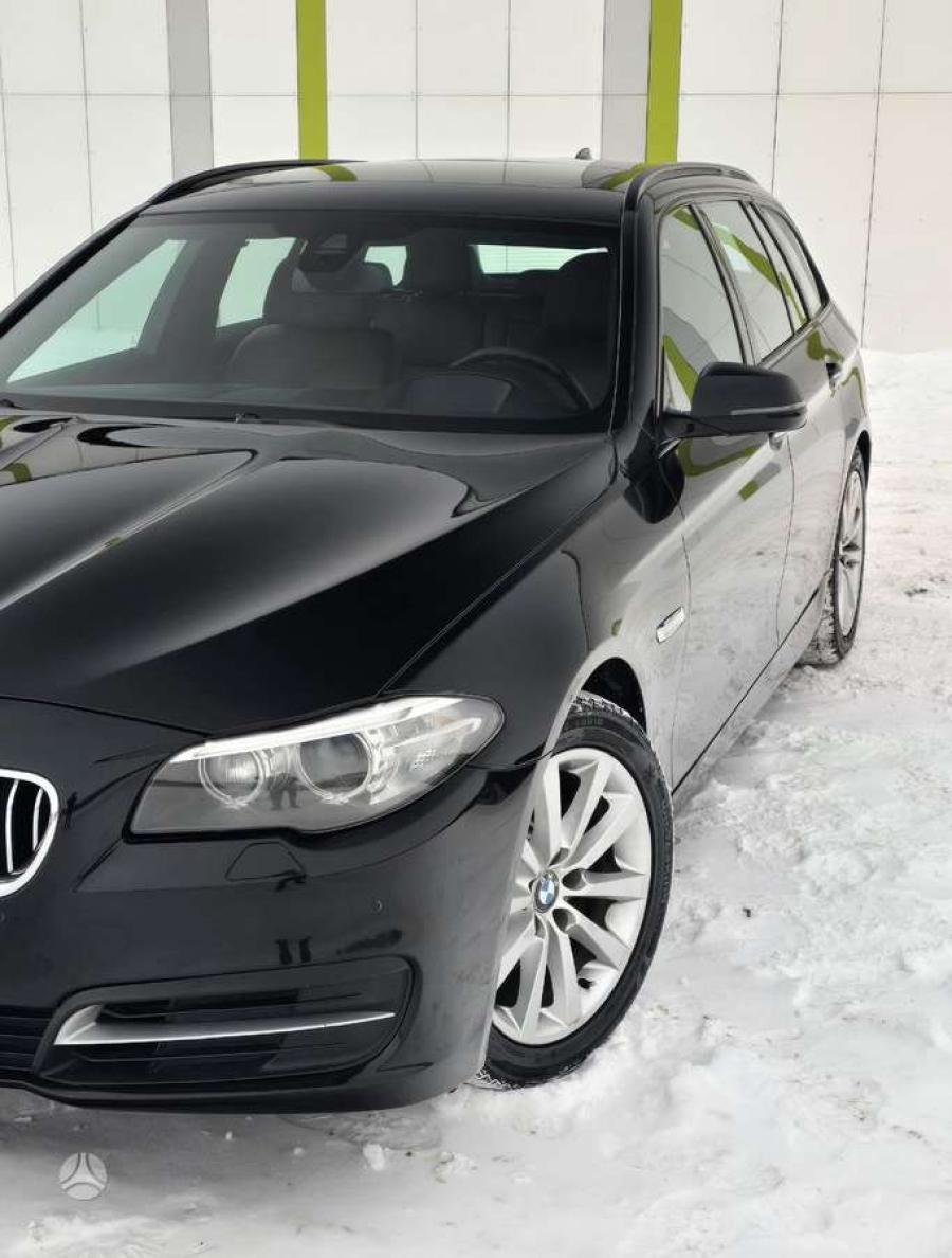 Melns BMW 520 2013 Raseiniai, ar dzinēja tilpumu 2.00 L un nobraukumu 290 tūkst. km par 9799 €, foto 3 vietnē AUTOMOTO.COM.LV