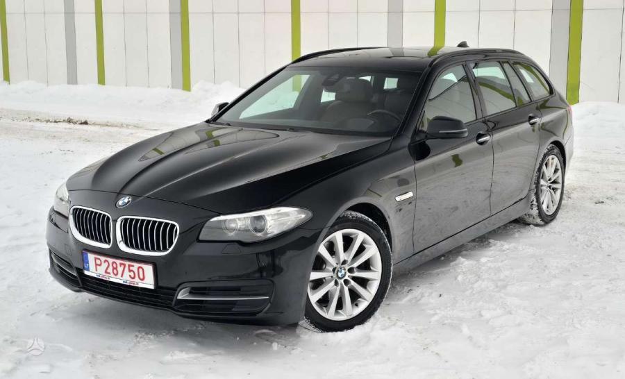 Melns BMW 520 2013 Raseiniai, ar dzinēja tilpumu 2.00 L un nobraukumu 290 tūkst. km par 9799 €, foto 4 vietnē AUTOMOTO.COM.LV