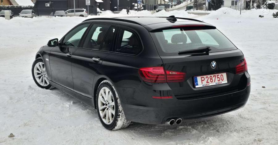 Melns BMW 520 2013 Raseiniai, ar dzinēja tilpumu 2.00 L un nobraukumu 290 tūkst. km par 9799 €, foto 9 vietnē AUTOMOTO.COM.LV