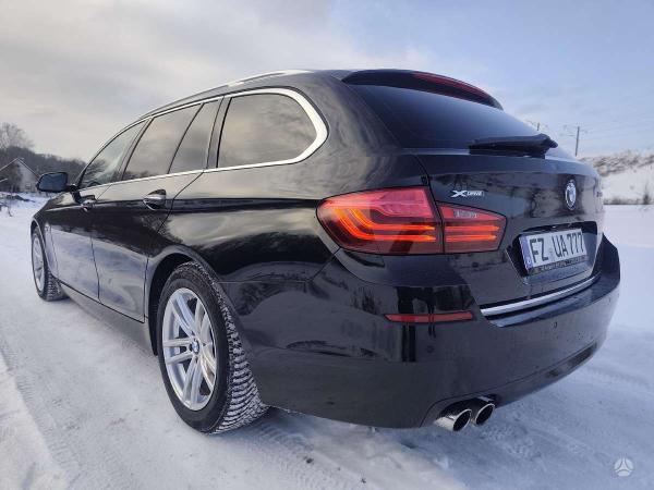 Melns BMW 520 2013 Viļņa, ar dzinēja tilpumu 2.00 L un nobraukumu 258 tūkst. km par 9500 €, foto 3 vietnē AUTOMOTO.COM.LV