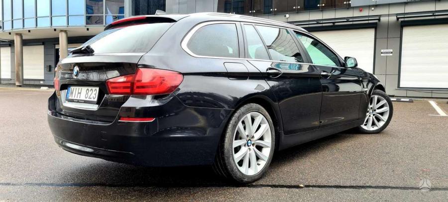 Melns BMW 520 2013 Viļņa, ar dzinēja tilpumu 2.00 L un nobraukumu 210 tūkst. km par 8000 €, foto 3 vietnē AUTOMOTO.COM.LV