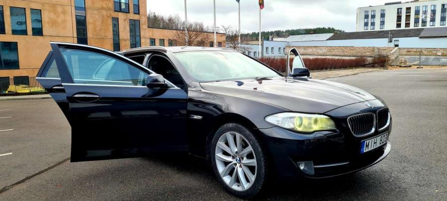 Melns BMW 520 2013 Viļņa, ar dzinēja tilpumu 2.00 L un nobraukumu 210 tūkst. km par 8000 €, foto 15 vietnē AUTOMOTO.COM.LV