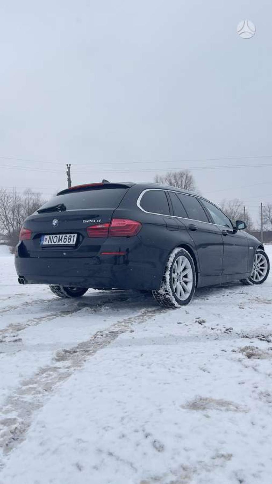 Black BMW 520 2013 in Marijampole, with an engine capacity of 2.00 L and mileage of 327 thousand km for 8800 €, photo 2 on AUTOMOTO.COM.LV