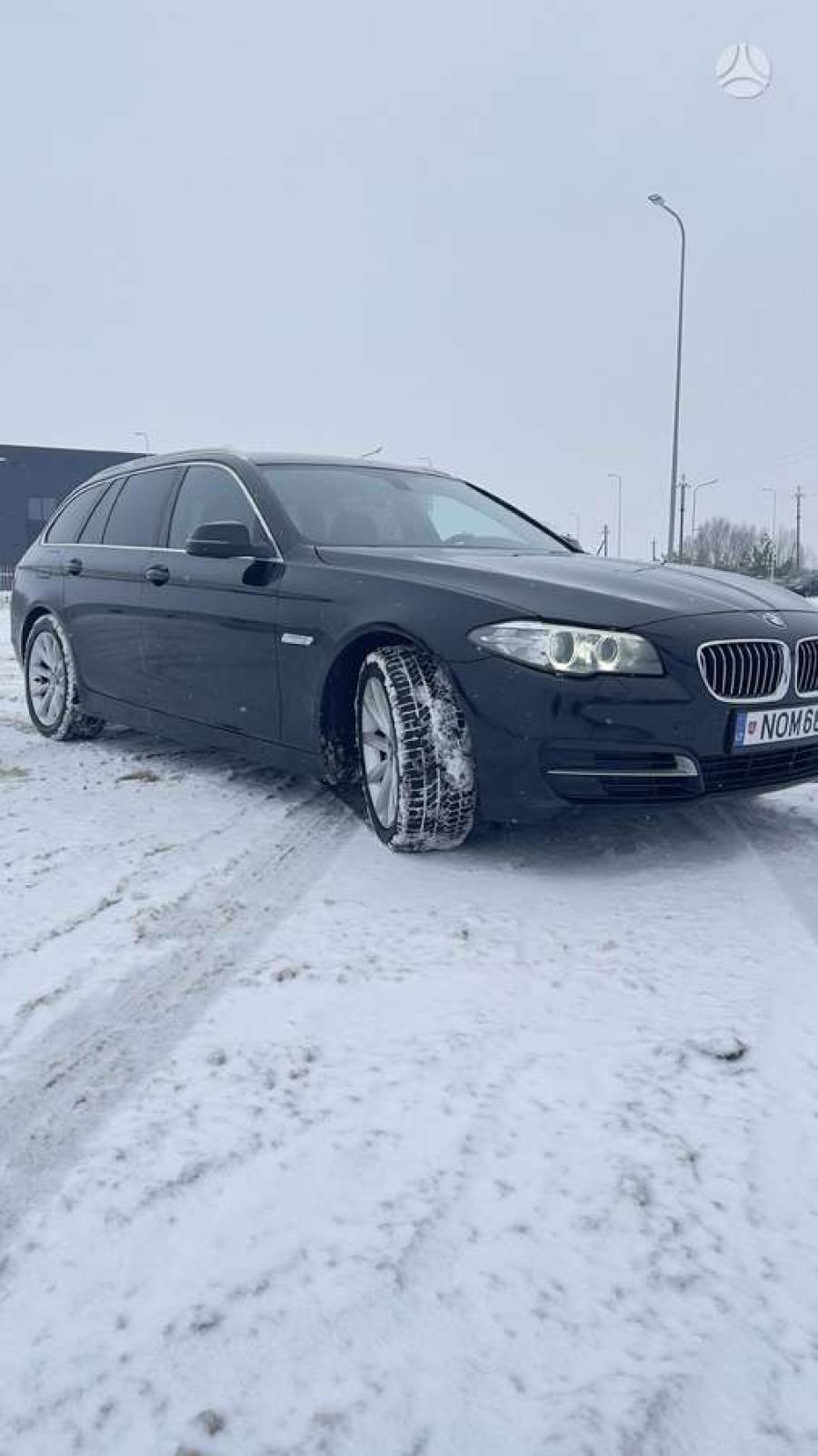 Black BMW 520 2013 in Marijampole, with an engine capacity of 2.00 L and mileage of 327 thousand km for 8800 €, photo 4 on AUTOMOTO.COM.LV