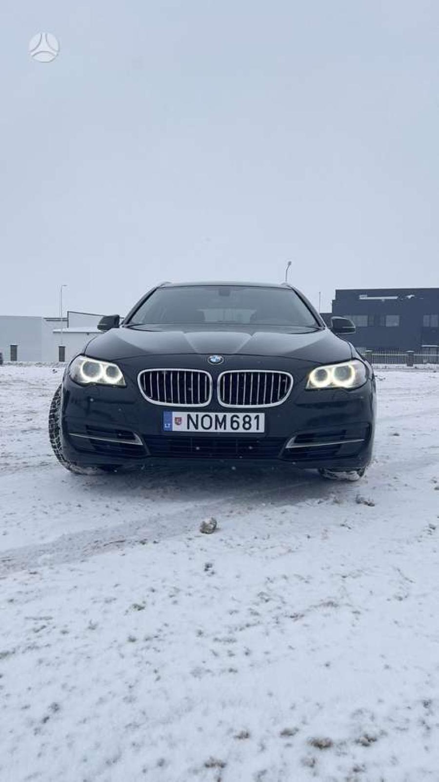Black BMW 520 2013 in Marijampole, with an engine capacity of 2.00 L and mileage of 327 thousand km for 8800 €, photo 5 on AUTOMOTO.COM.LV