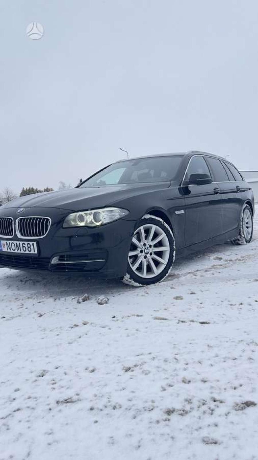 Black BMW 520 2013 in Marijampole, with an engine capacity of 2.00 L and mileage of 327 thousand km for 8800 €, photo 7 on AUTOMOTO.COM.LV