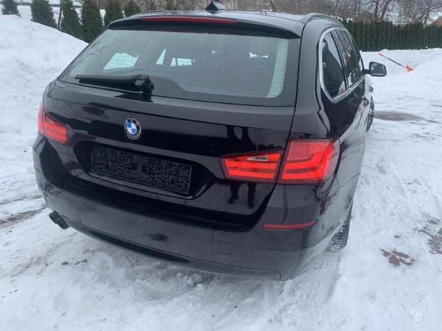 Melns BMW 520 2013 Šilutė, ar dzinēja tilpumu 2.00 L un nobraukumu 325 tūkst. km par 5450 €, foto 5 vietnē AUTOMOTO.COM.LV