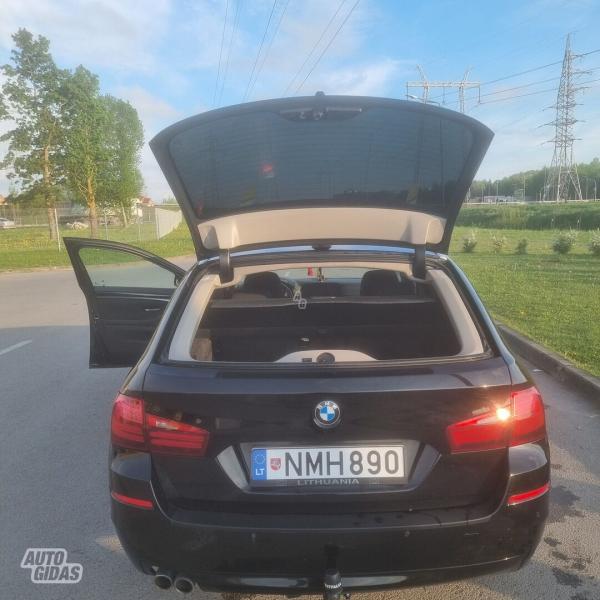 Black BMW 520 2013 in Siauliai, with an engine capacity of 2.00 L and mileage of 278 thousand km for 8650 €, photo 5 on AUTOMOTO.COM.LV