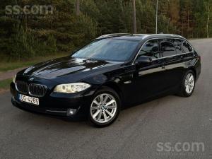 Melns BMW 520 2013 Ventspils, ar dzinēja tilpumu 2.00 L un nobraukumu 339 tūkst. km par 7900 €, foto  vietnē AUTOMOTO.COM.LV
