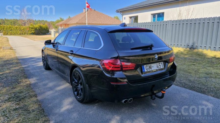 Melns BMW 520 2013 Rīga, ar dzinēja tilpumu 2.00 L un nobraukumu 254 tūkst. km par 9900 €, foto 7 vietnē AUTOMOTO.COM.LV