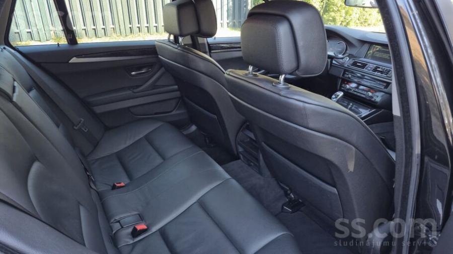 Melns BMW 520 2013 Rīga, ar dzinēja tilpumu 2.00 L un nobraukumu 254 tūkst. km par 9900 €, foto 15 vietnē AUTOMOTO.COM.LV