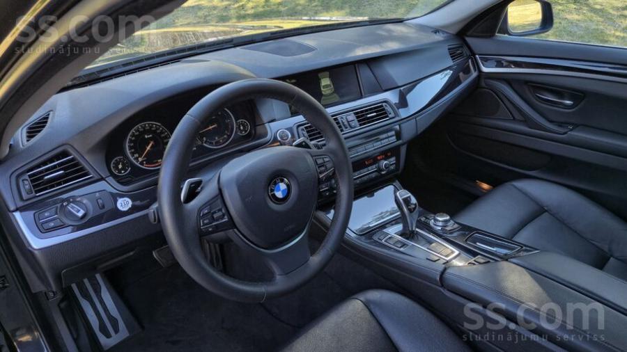 Melns BMW 520 2013 Rīga, ar dzinēja tilpumu 2.00 L un nobraukumu 254 tūkst. km par 9900 €, foto 16 vietnē AUTOMOTO.COM.LV