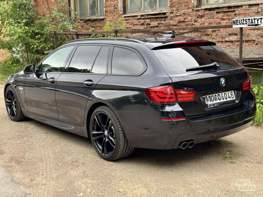 Black BMW 520 2013 in Kaunas, with an engine capacity of 2.00 L and mileage of 410 thousand km for 8900 €, photo 3 on AUTOMOTO.COM.LV