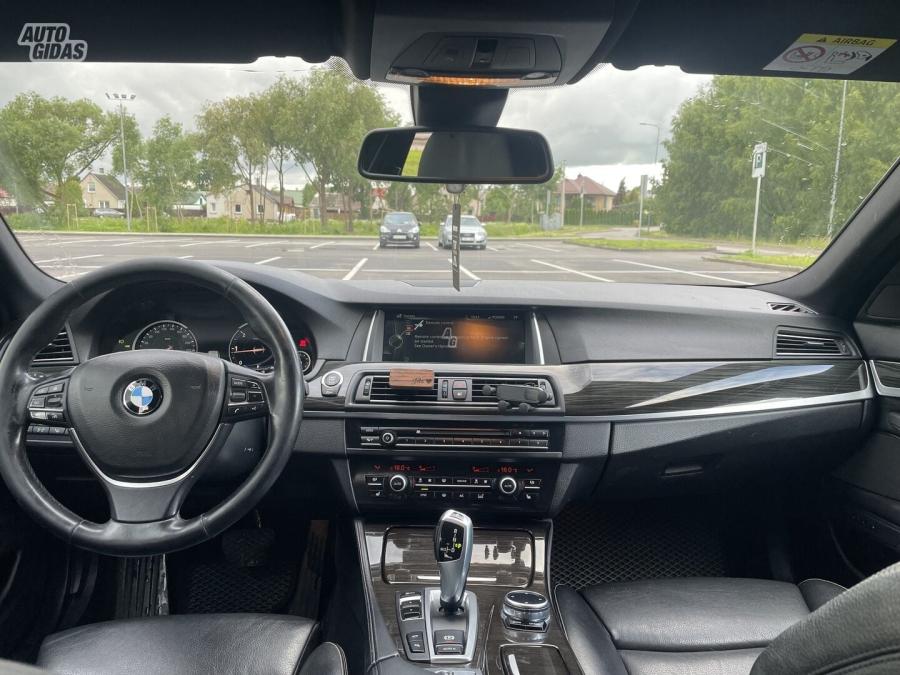 Черный БМВ 520 2013 в Радвилишкис, объемом двигателя 2.00 л и пробегом 471 тыс. км за 8800 €, фото 14 на AUTOMOTO.COM.LV