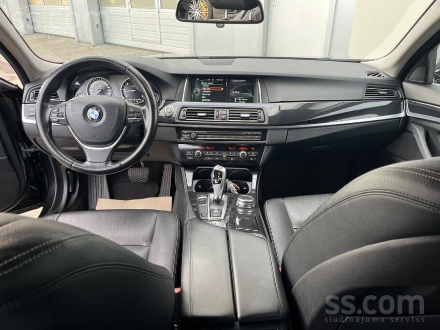 Melns BMW 520 2013 Jūrmala, ar dzinēja tilpumu 2.00 L un nobraukumu 277 tūkst. km par 9500 €, foto 7 vietnē AUTOMOTO.COM.LV