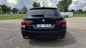 Black BMW 520 2013 in Daugavpils, with an engine capacity of 2.00 L and mileage of 282 thousand km for 9995 €, photo 5 on AUTOMOTO.COM.LV