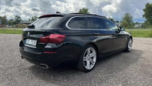 Black BMW 520 2013 in Daugavpils, with an engine capacity of 2.00 L and mileage of 282 thousand km for 9995 €, photo 6 on AUTOMOTO.COM.LV