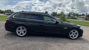Black BMW 520 2013 in Daugavpils, with an engine capacity of 2.00 L and mileage of 282 thousand km for 9995 €, photo 7 on AUTOMOTO.COM.LV