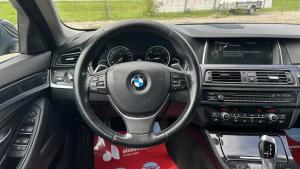 Black BMW 520 2013 in Daugavpils, with an engine capacity of 2.00 L and mileage of 282 thousand km for 9995 €, photo 11 on AUTOMOTO.COM.LV