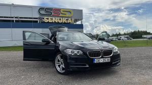 Black BMW 520 2013 in Daugavpils, with an engine capacity of 2.00 L and mileage of 282 thousand km for 9995 €, photo 36 on AUTOMOTO.COM.LV