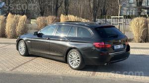 Black BMW 520 2013 in Jurmala, with an engine capacity of 2.00 L and mileage of 211 thousand km for 8900 €, photo 5 on AUTOMOTO.COM.LV