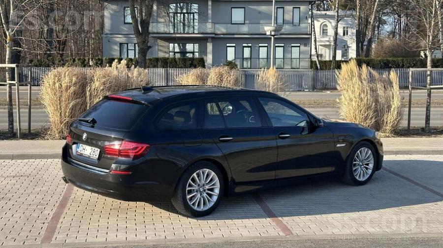 Black BMW 520 2013 in Jurmala, with an engine capacity of 2.00 L and mileage of 211 thousand km for 8900 €, photo 7 on AUTOMOTO.COM.LV