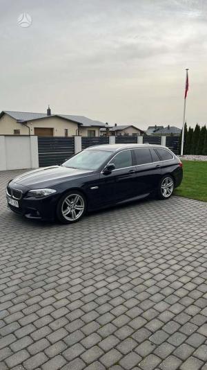 Black BMW 520 2013 in Kaunas, with an engine capacity of 2.00 L and mileage of 378 thousand km for 8300 €, photo  on AUTOMOTO.COM.LV