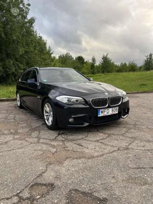 Black BMW 520 2013 in Kaunas, with an engine capacity of 2.00 L and mileage of 378 thousand km for 8300 €, photo 5 on AUTOMOTO.COM.LV