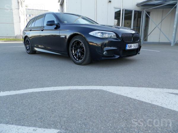 Melns BMW 520 2013 Bauska, ar dzinēja tilpumu 2.00 L un nobraukumu 342 tūkst. km par 9995 €, foto 4 vietnē AUTOMOTO.COM.LV