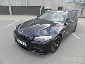 Black BMW 520 2013 in Bauska, with an engine capacity of 2.00 L and mileage of 342 thousand km for 9995 €, photo 8 on AUTOMOTO.COM.LV