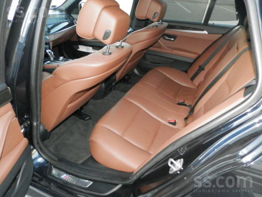 Black BMW 520 2013 in Bauska, with an engine capacity of 2.00 L and mileage of 342 thousand km for 9995 €, photo 21 on AUTOMOTO.COM.LV