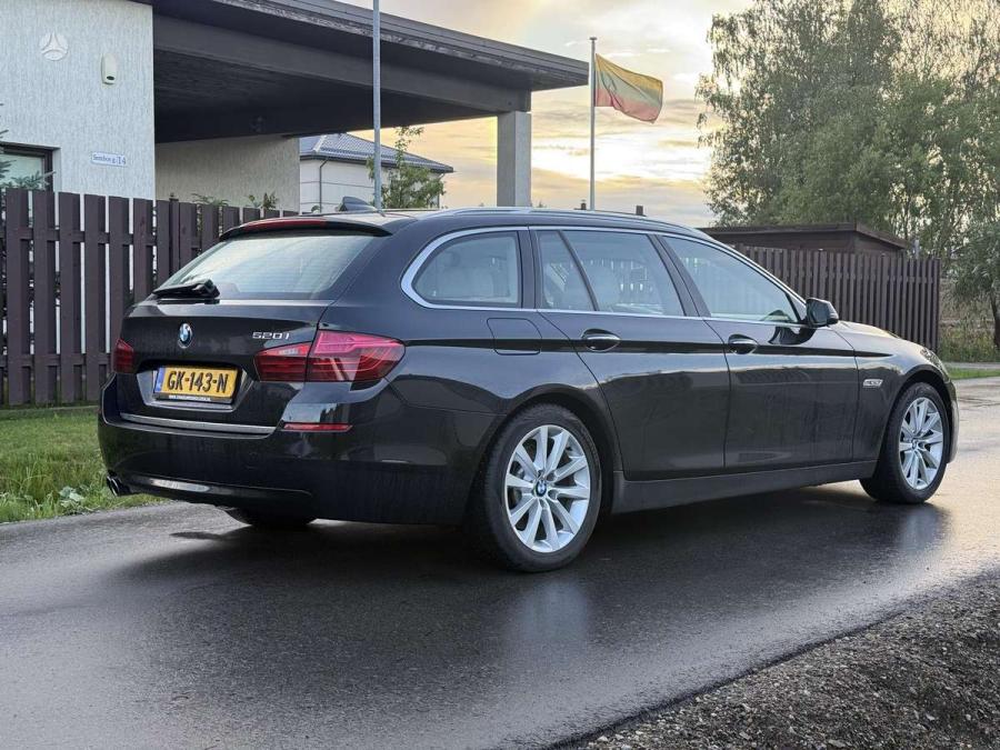 Melns BMW 520 2013 Viļņa, ar dzinēja tilpumu 2.00 L un nobraukumu 203 tūkst. km par 8900 €, foto 6 vietnē AUTOMOTO.COM.LV