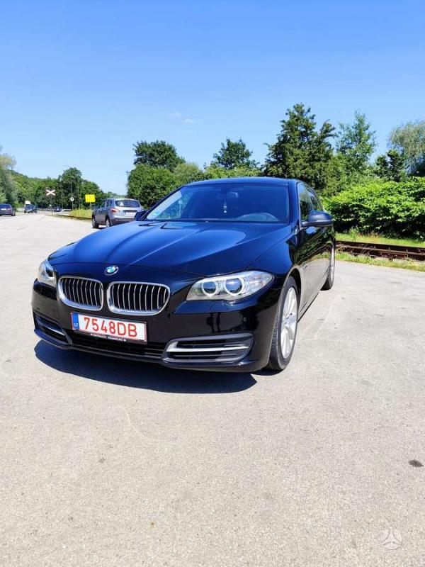 Melns BMW 520 2013 Kauņa, ar dzinēja tilpumu 2.00 L un nobraukumu 290 tūkst. km par 8700 €, foto 1 vietnē AUTOMOTO.COM.LV