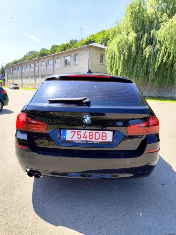 Melns BMW 520 2013 Kauņa, ar dzinēja tilpumu 2.00 L un nobraukumu 290 tūkst. km par 8700 €, foto 5 vietnē AUTOMOTO.COM.LV
