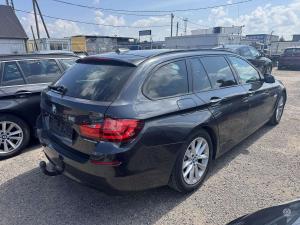 Black BMW 520 2013 in Kaunas, with an engine capacity of 2.00 L and mileage of 280 thousand km for 6900 €, photo 6 on AUTOMOTO.COM.LV