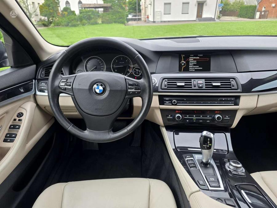 Melns BMW 520 2013 Marijampole, ar dzinēja tilpumu 2.00 L un nobraukumu 327 tūkst. km par 6999 €, foto 18 vietnē AUTOMOTO.COM.LV