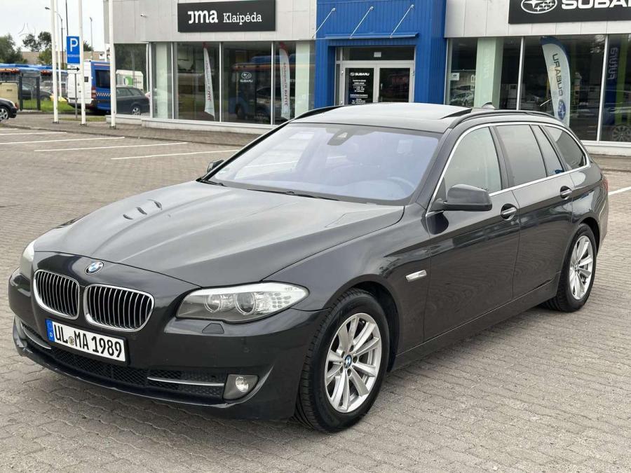 Melns BMW 520 2013 Klaipėda, ar dzinēja tilpumu 2.00 L un nobraukumu 340 tūkst. km par 5999 €, foto 8 vietnē AUTOMOTO.COM.LV