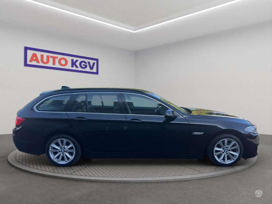 Black BMW 520 2013 in Kaunas, with an engine capacity of 2.00 L and mileage of 306 thousand km for 9999 €, photo 7 on AUTOMOTO.COM.LV