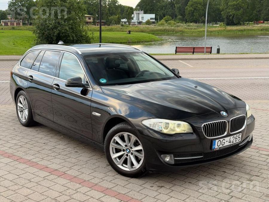 Черный БМВ 520 2013 в Вентспилс, объемом двигателя 2.00 л и пробегом 343 тыс. км за 6900 €, фото 4 на AUTOMOTO.COM.LV