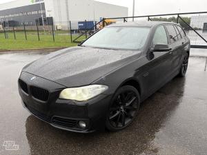 Melns BMW 520 2013 Kauņa, ar dzinēja tilpumu 2.00 L un nobraukumu 304 tūkst. km par 7390 €, foto  vietnē AUTOMOTO.COM.LV