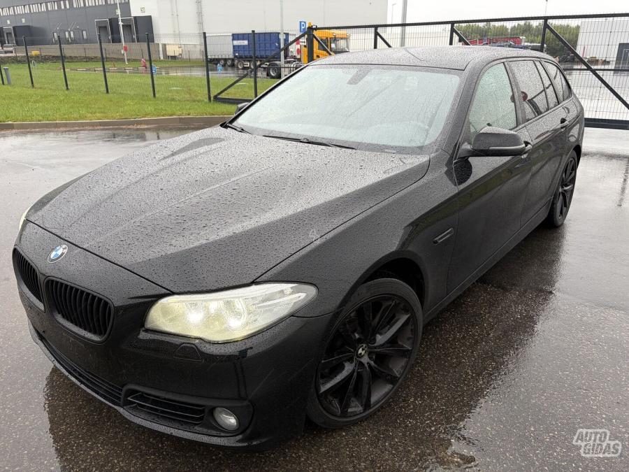 Melns BMW 520 2013 Kauņa, ar dzinēja tilpumu 2.00 L un nobraukumu 304 tūkst. km par 7390 €, foto 3 vietnē AUTOMOTO.COM.LV