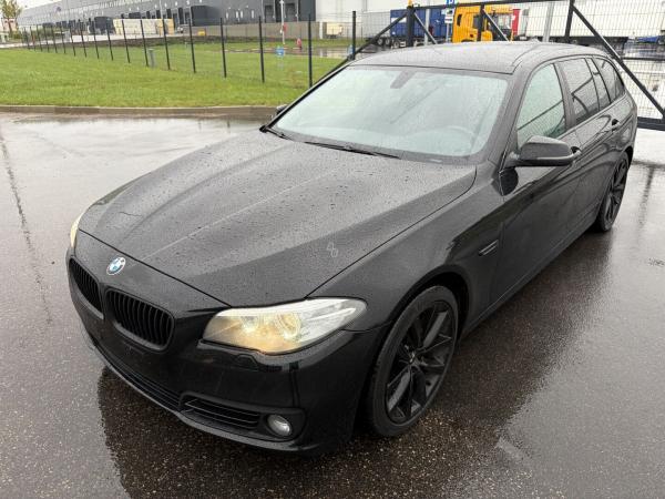 Black BMW 520 2013 in Kaunas, with an engine capacity of 2.00 L and mileage of 304 thousand km for 7390 €, photo 9 on AUTOMOTO.COM.LV