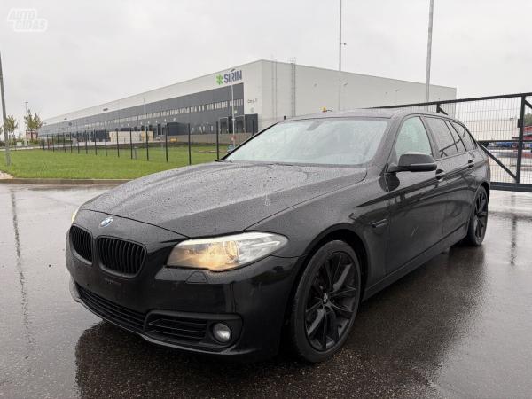 Black BMW 520 2013 in Kaunas, with an engine capacity of 2.00 L and mileage of 304 thousand km for 7390 €, photo 10 on AUTOMOTO.COM.LV