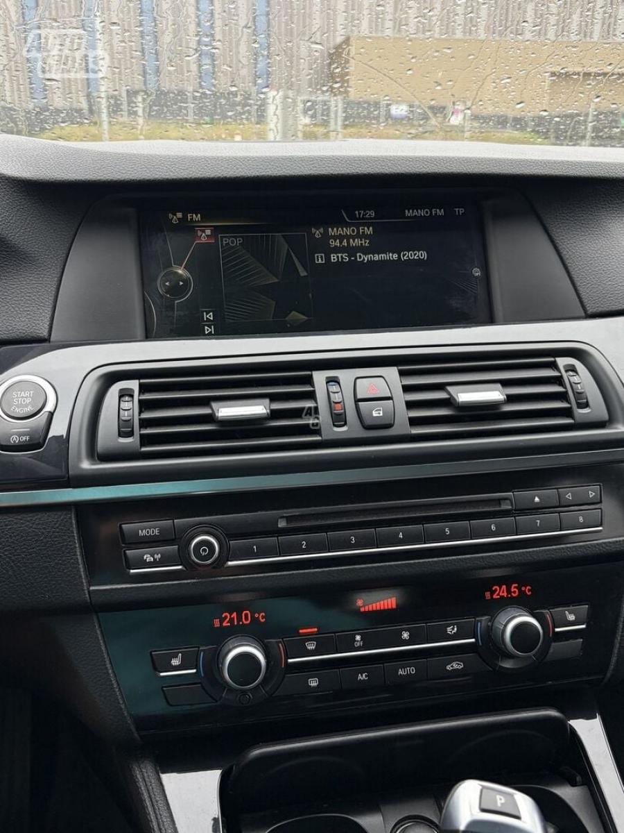 Melns BMW 520 2013 Kauņa, ar dzinēja tilpumu 2.00 L un nobraukumu 304 tūkst. km par 7390 €, foto 20 vietnē AUTOMOTO.COM.LV