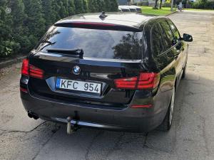 Black BMW 520 2013 in Radviliskis, with an engine capacity of 2.00 L and mileage of 362 thousand km for 6400 €, photo 6 on AUTOMOTO.COM.LV